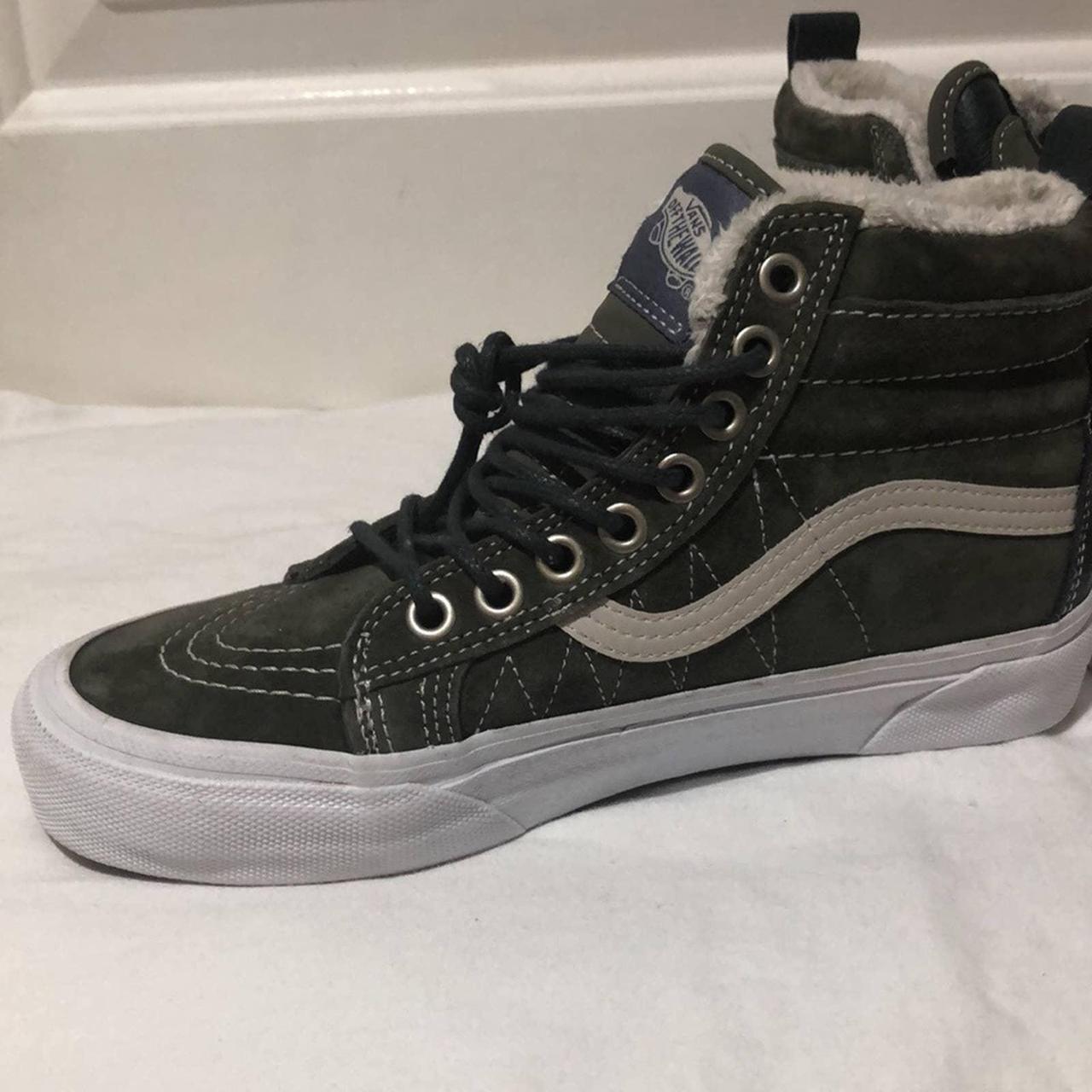 Vans Unisex SK8-Hi MTE w/Shearling lining inside... - Depop