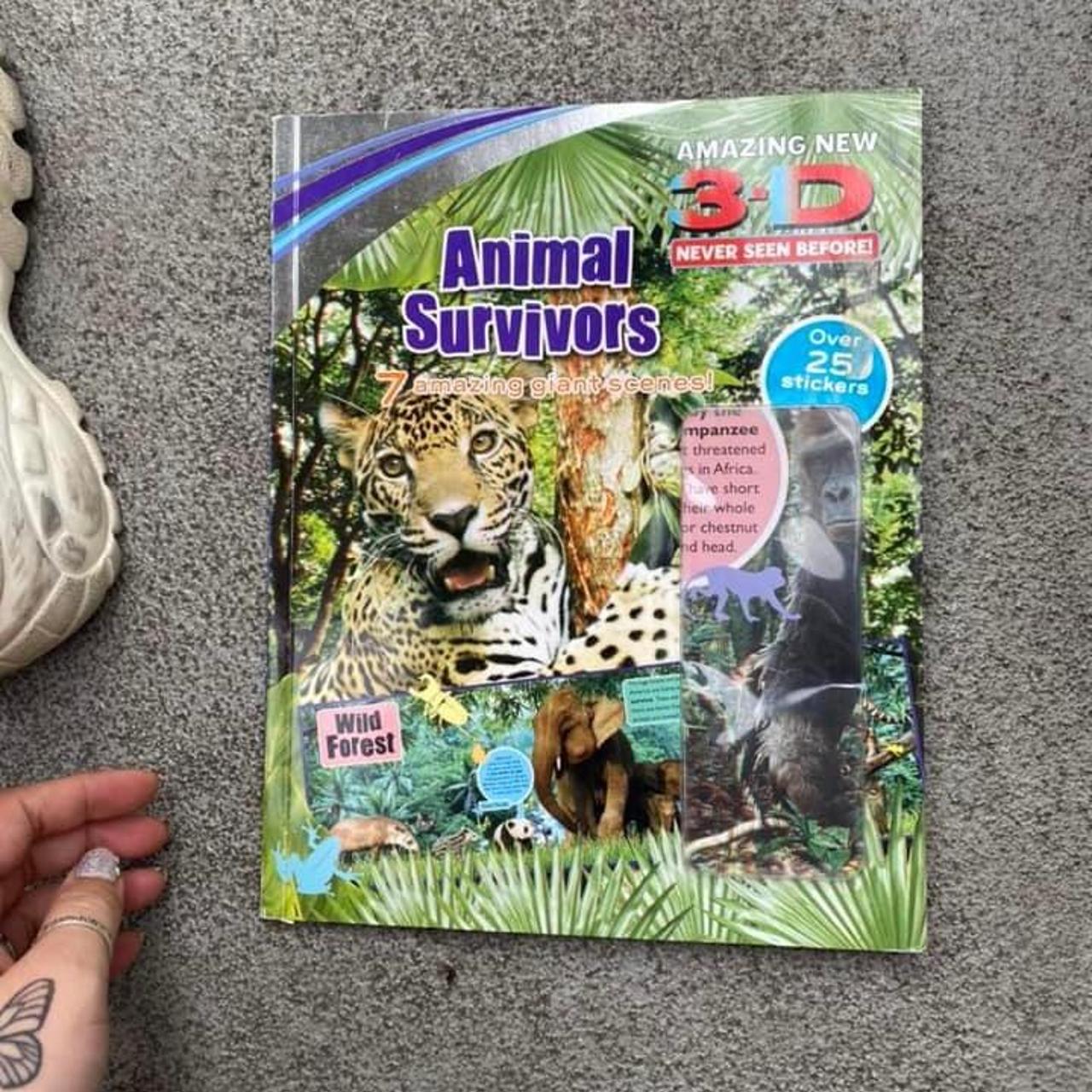 Animal survivors Book 3D Price £1 P&p £2 x #book #3d - Depop