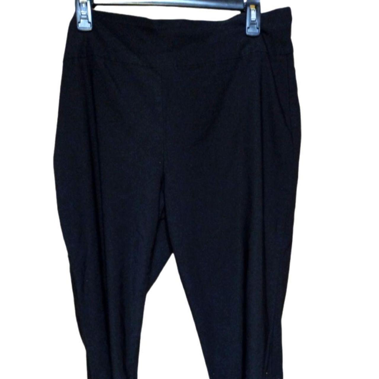 ATTYRE NY black Ray or nylon spandex stretch capris,... - Depop