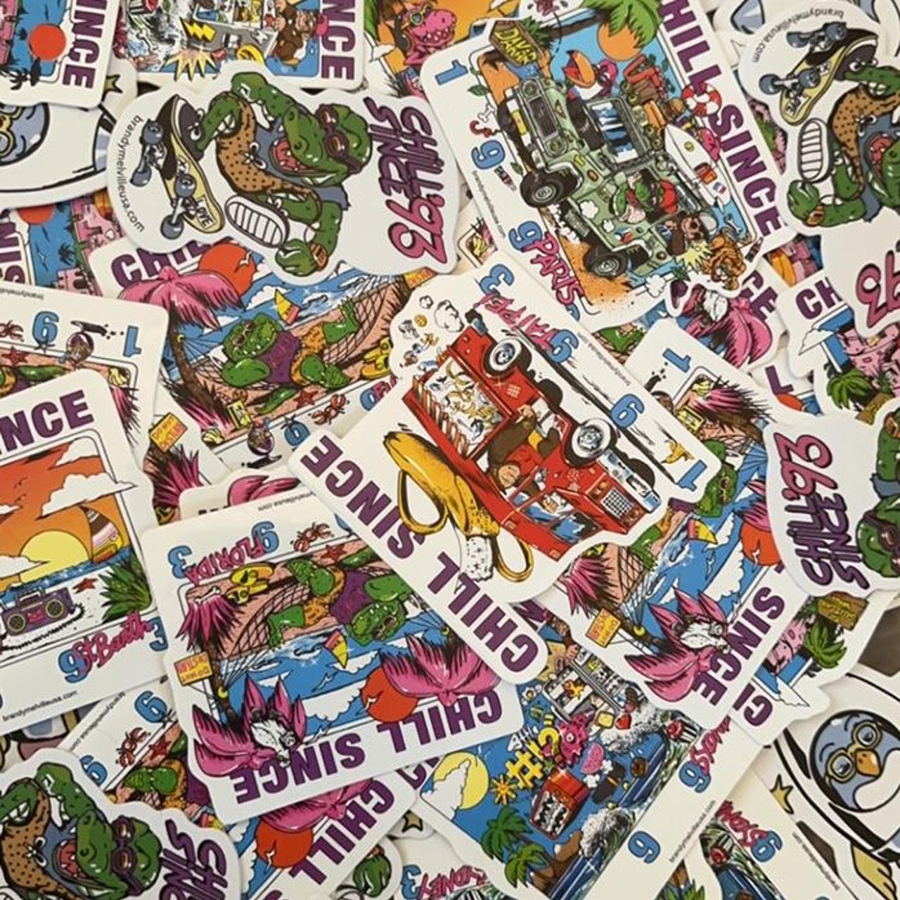 Pack of 50 brandy Melville stickers! In the second... - Depop