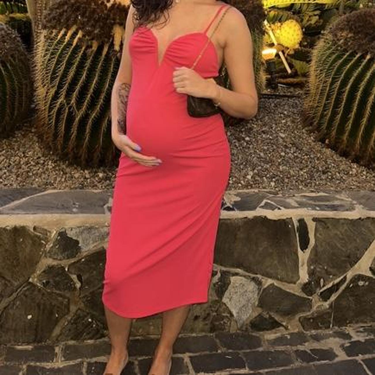 Zara Women's Pink Dress | Depop