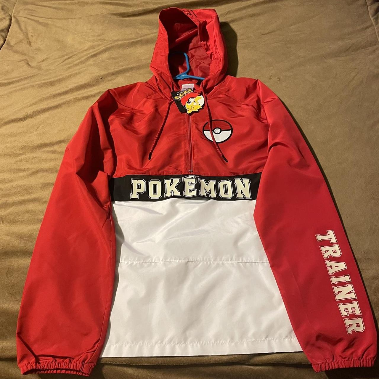 Pokémon Trainer Windbreaker size: M OG price:... - Depop
