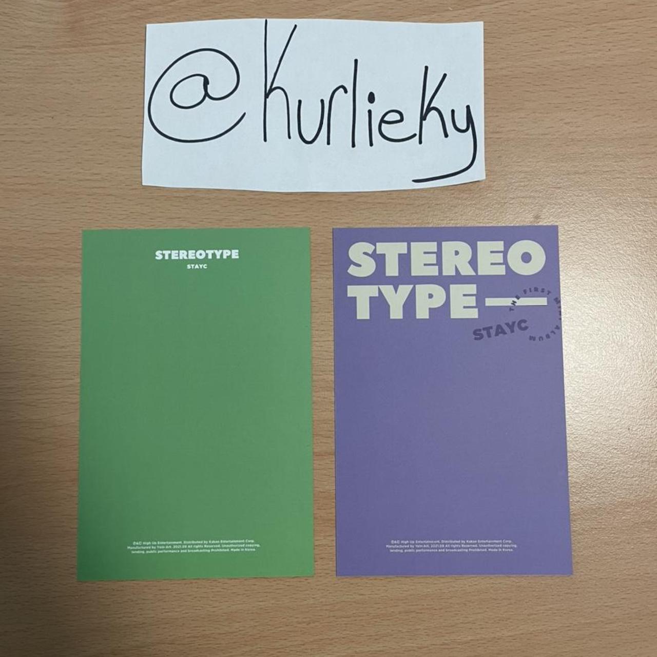 STAYC 1st Mini Album Stereotype Type A Isa & Type B... - Depop