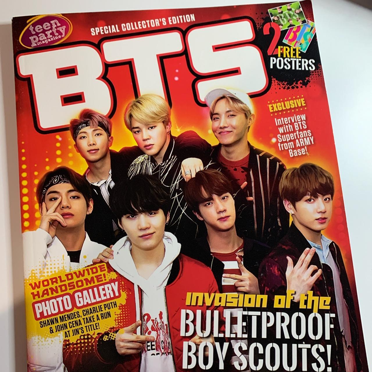 bts 2019 teen party magazine poster included never... - Depop