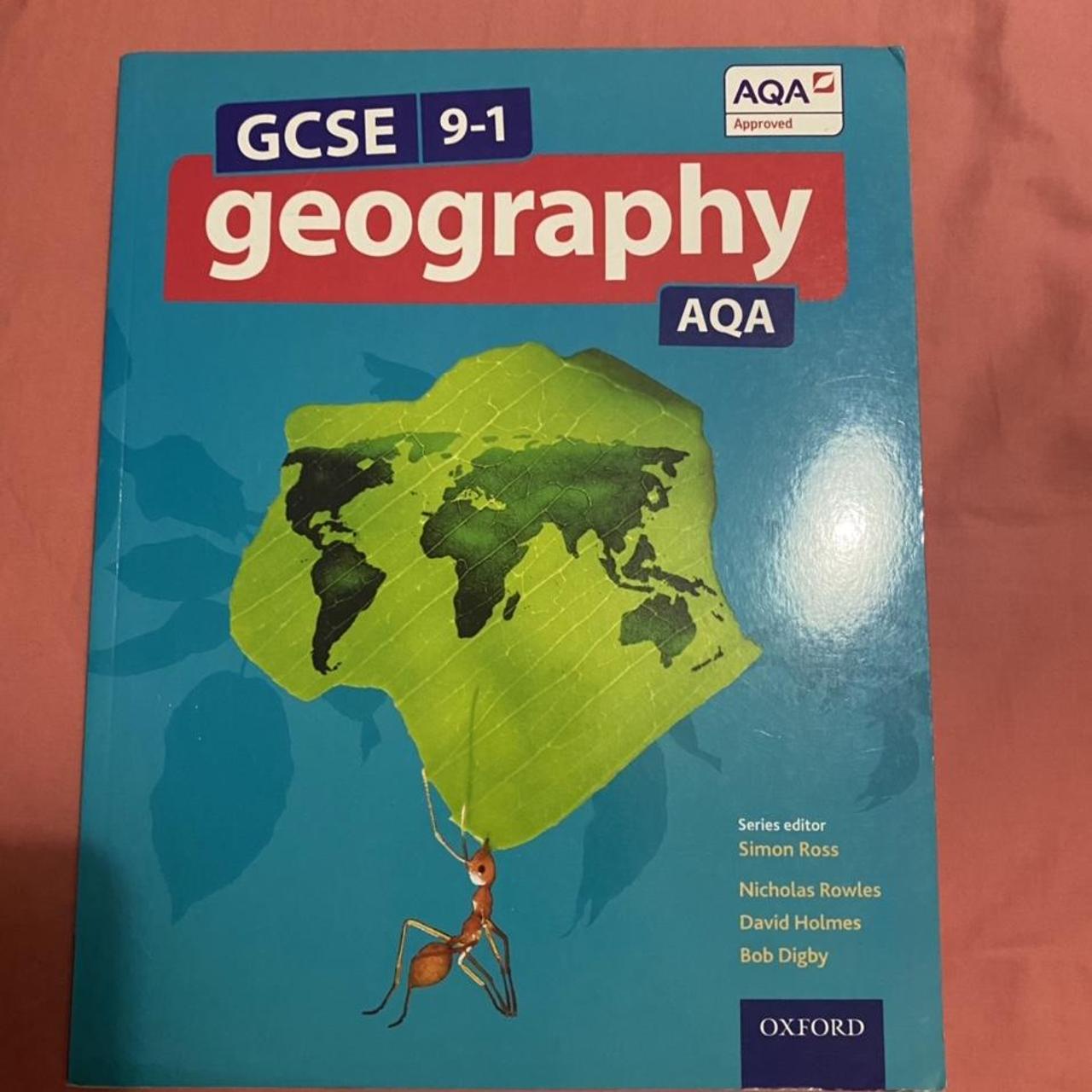 gcse aqa oxford 9-1 geography textbook - Depop