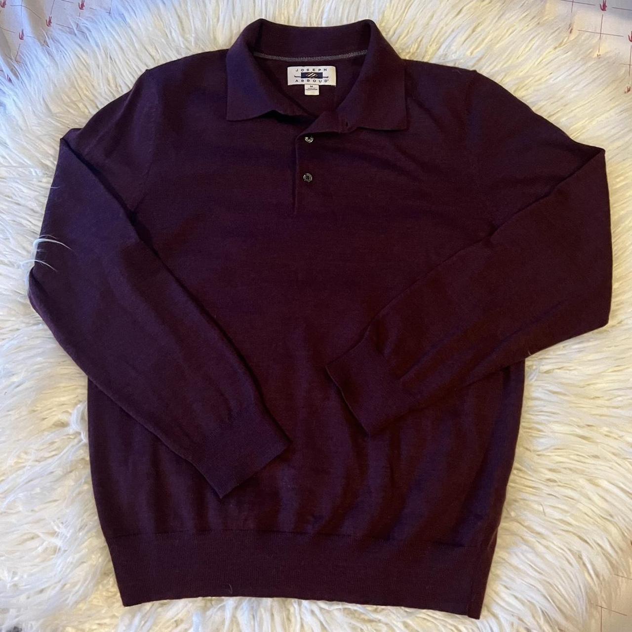 soft asf joseph abboud quarter button collared... - Depop