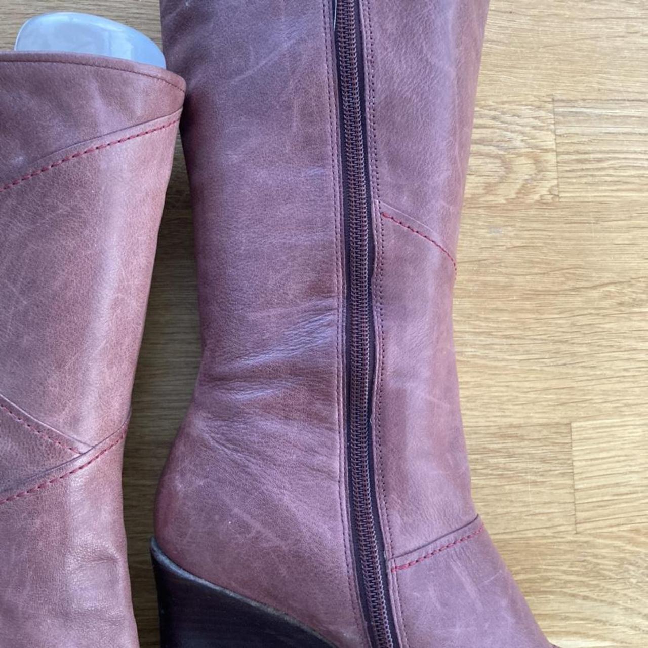 Dusky Pink Faith boots size 4. Lovely solid boots... - Depop