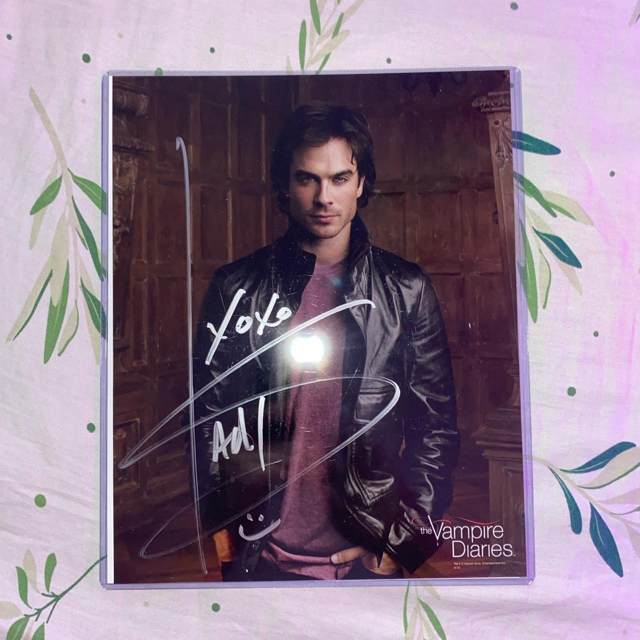 Authentic autographed Ian Somerhalder 8x10 photo!... - Depop
