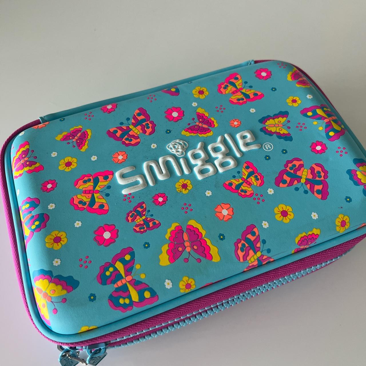 limited edition smiggle pencil case with two... - Depop