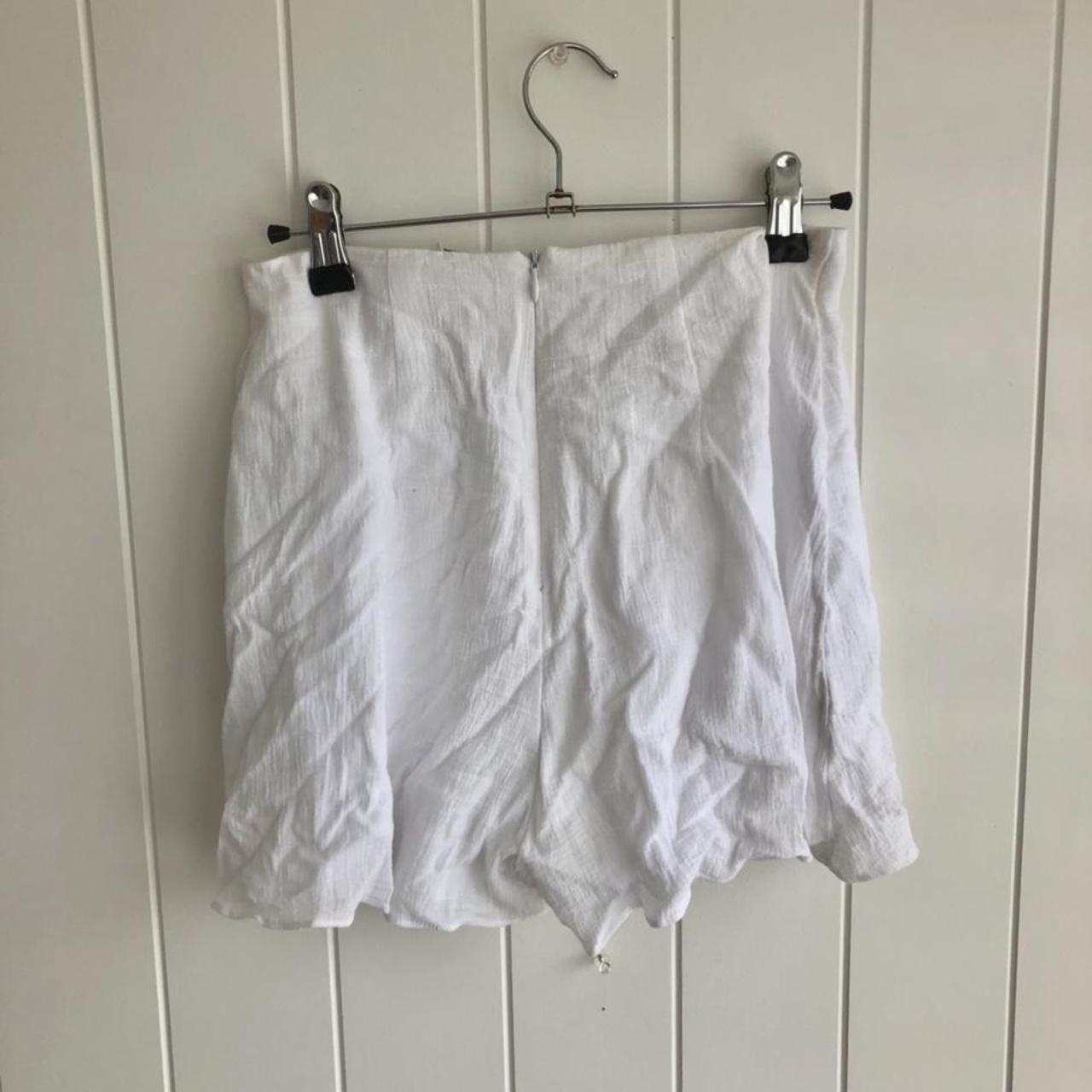 Linen wrap skort. AD MEDIUM Mooloola. #skort #linen... - Depop