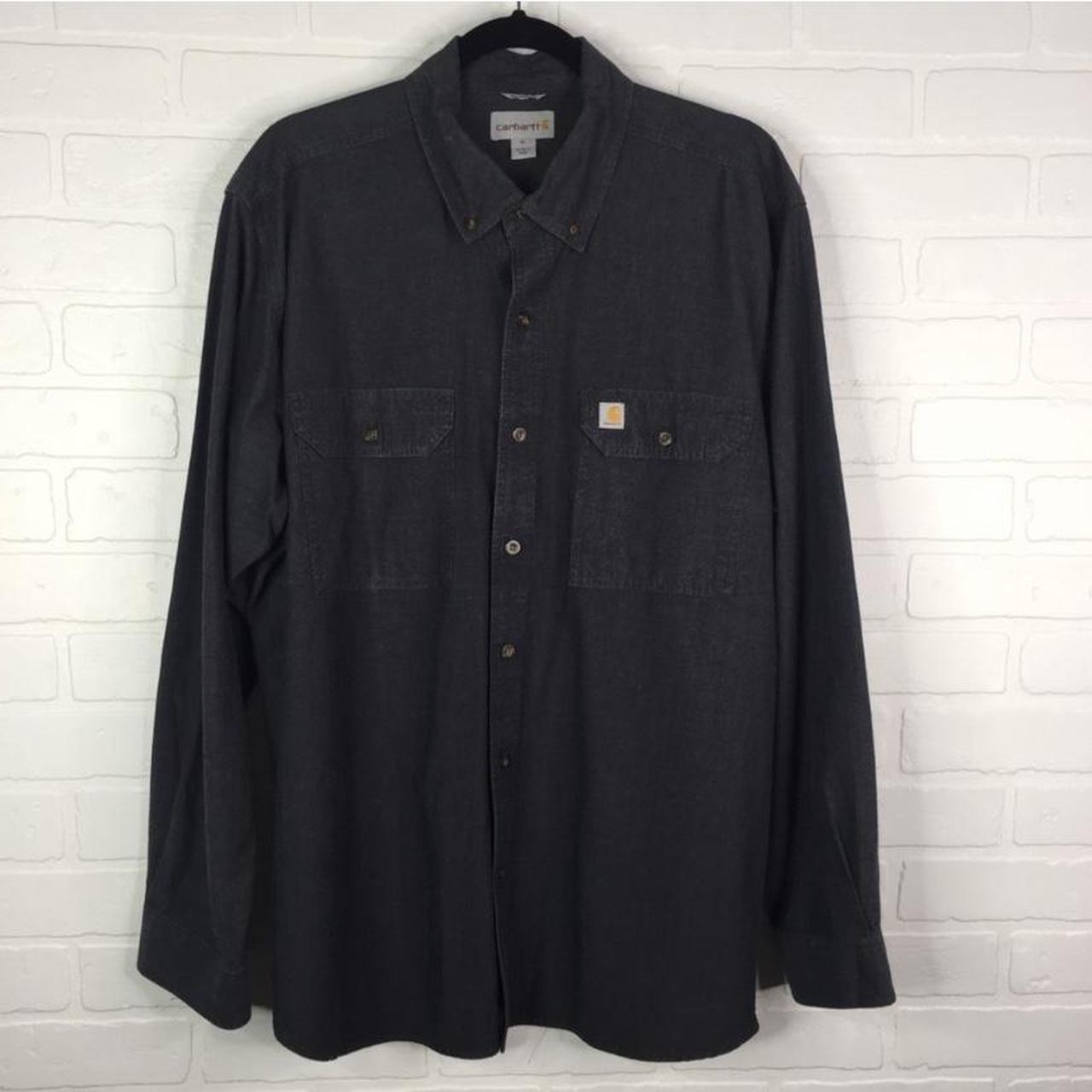 Carhartt Button Doen Shirt -relaxed fit, long... - Depop