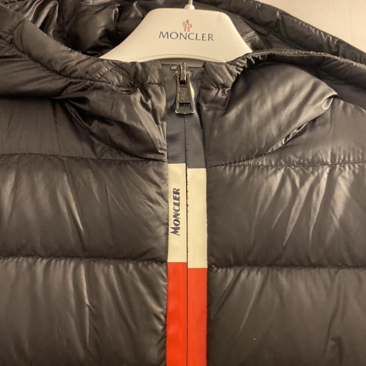 unisex moncler jacket Age 14/15 Only worn few times.... - Depop