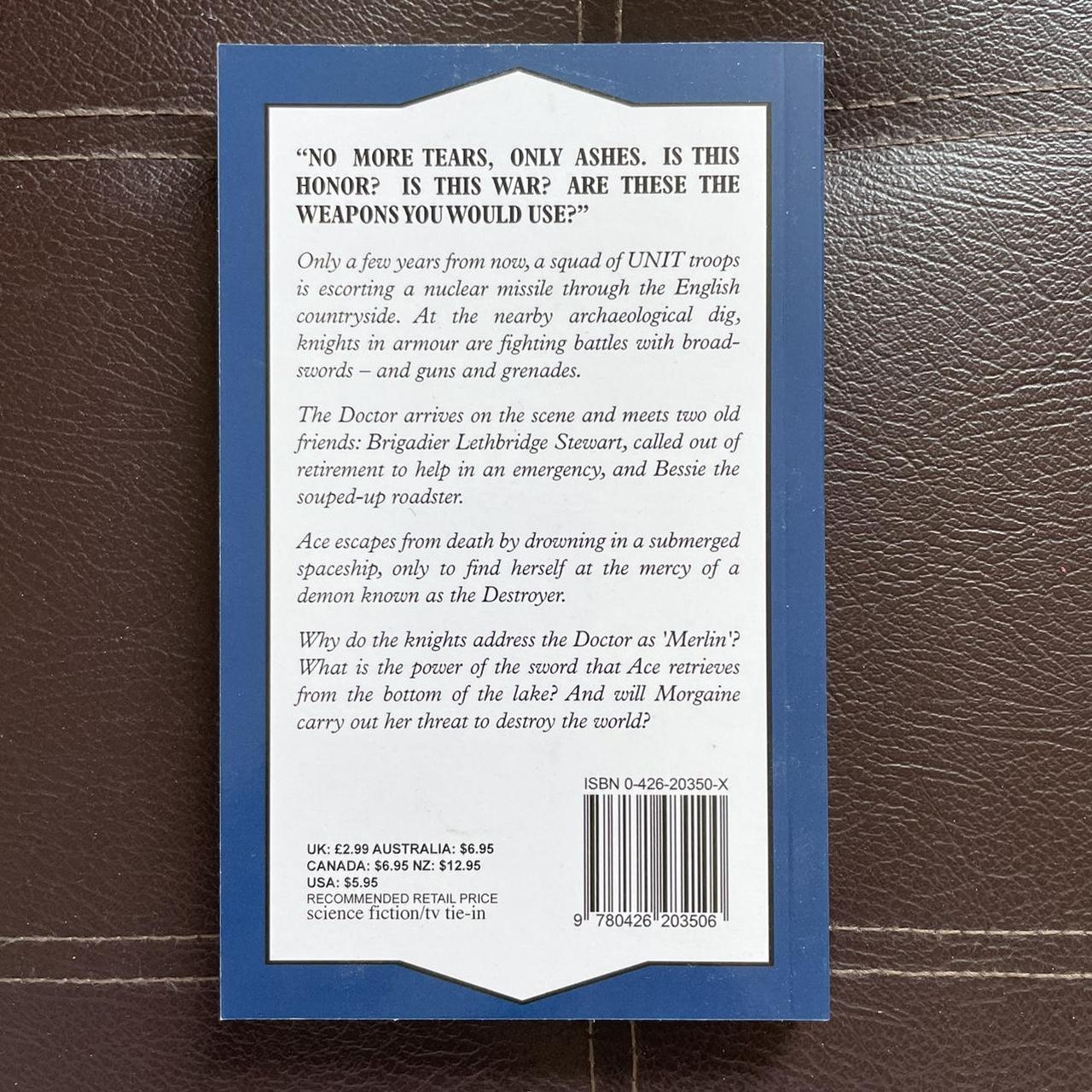 Doctor Who Battlefield fanmade Blue Spine Edition - Depop