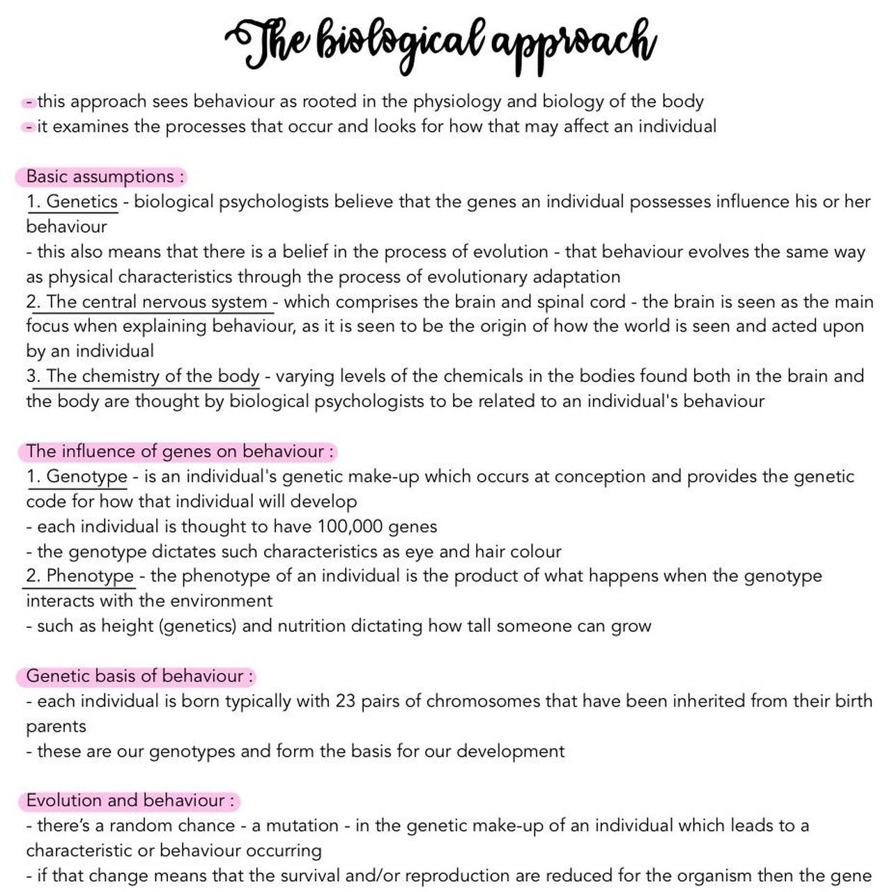 AQA A Level Psychology Approaches PDF Notes... - Depop AQA A Level Psychology Approaches PDF Notes... - Depop