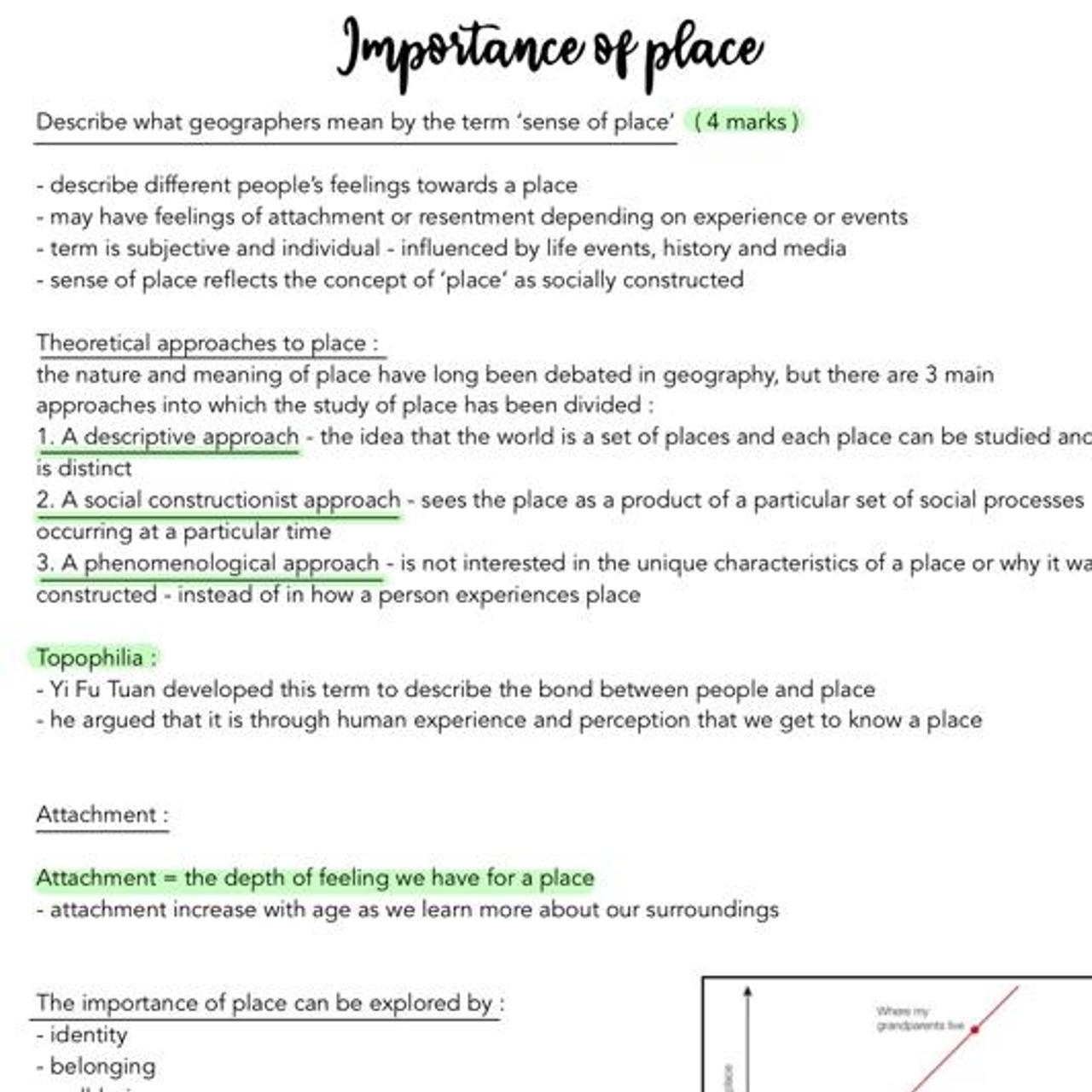 AQA A-Level Geography Changing Places PDF Notes... - Depop