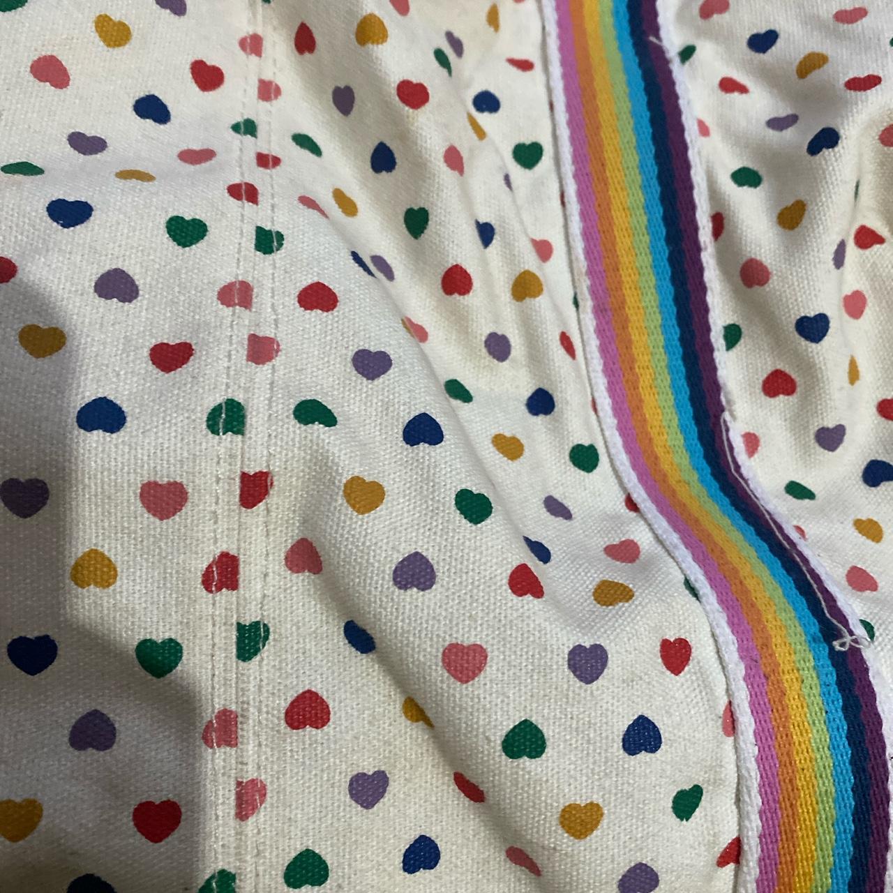 Super cute rainbow heart print bag from H&M 🌈 The... - Depop