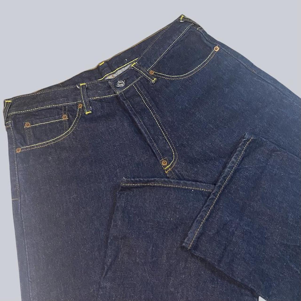 Evisu Jeans Waist 34” Inside leg 34” Outside leg... - Depop