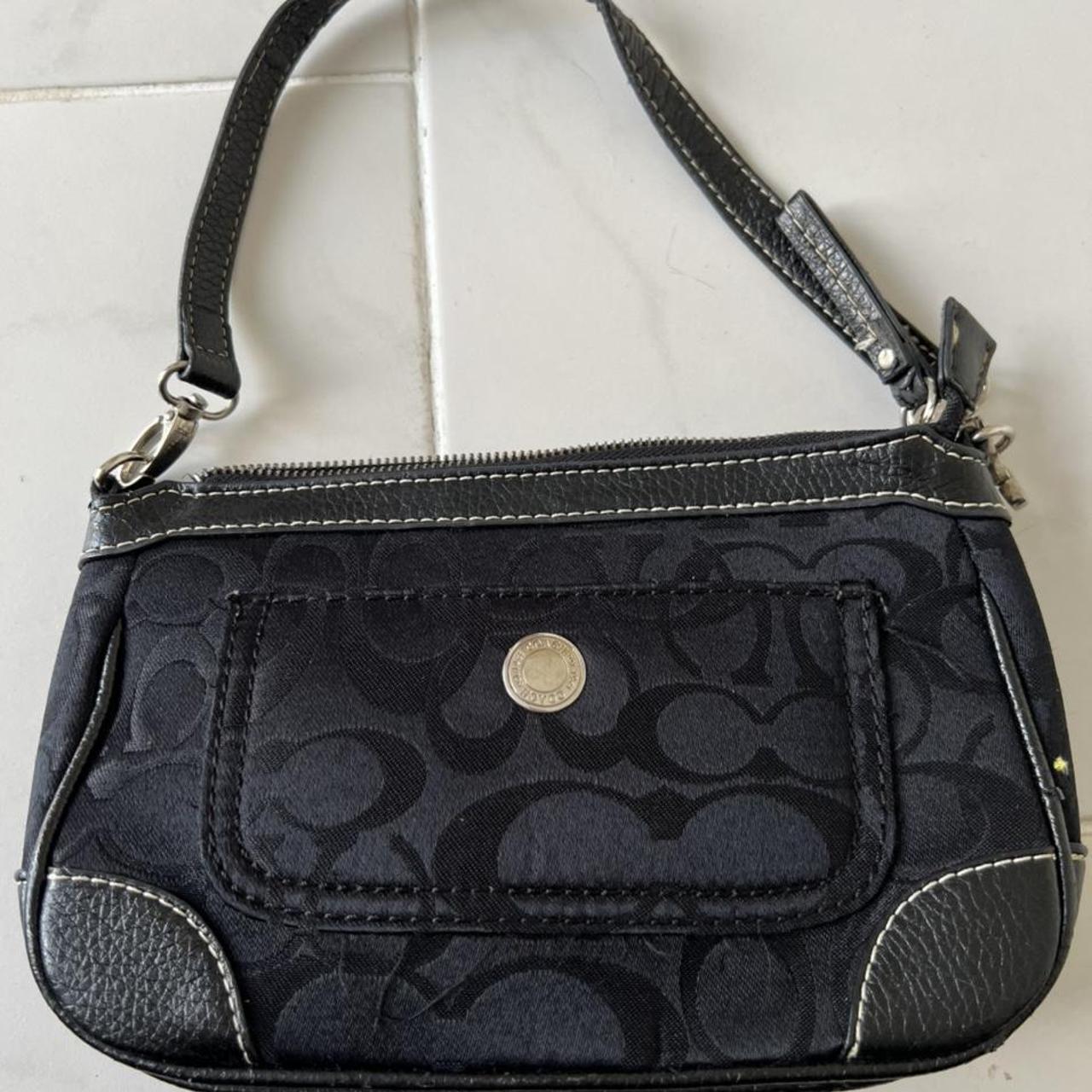 Coach - vintage purse. Original. Black handbag - Depop