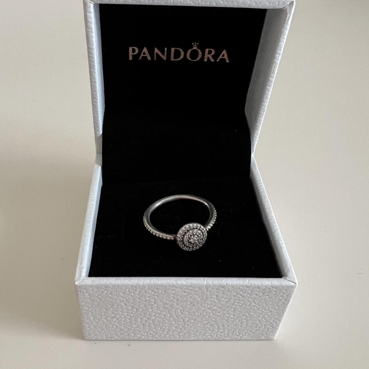 pandora ring original price: $60 size:... - Depop