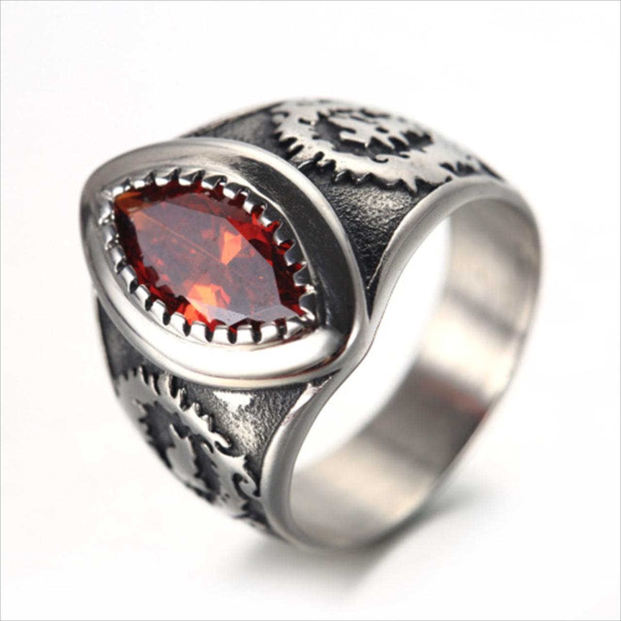 Punk Gothic Ring Vintage Rings Tag me for the ring... - Depop