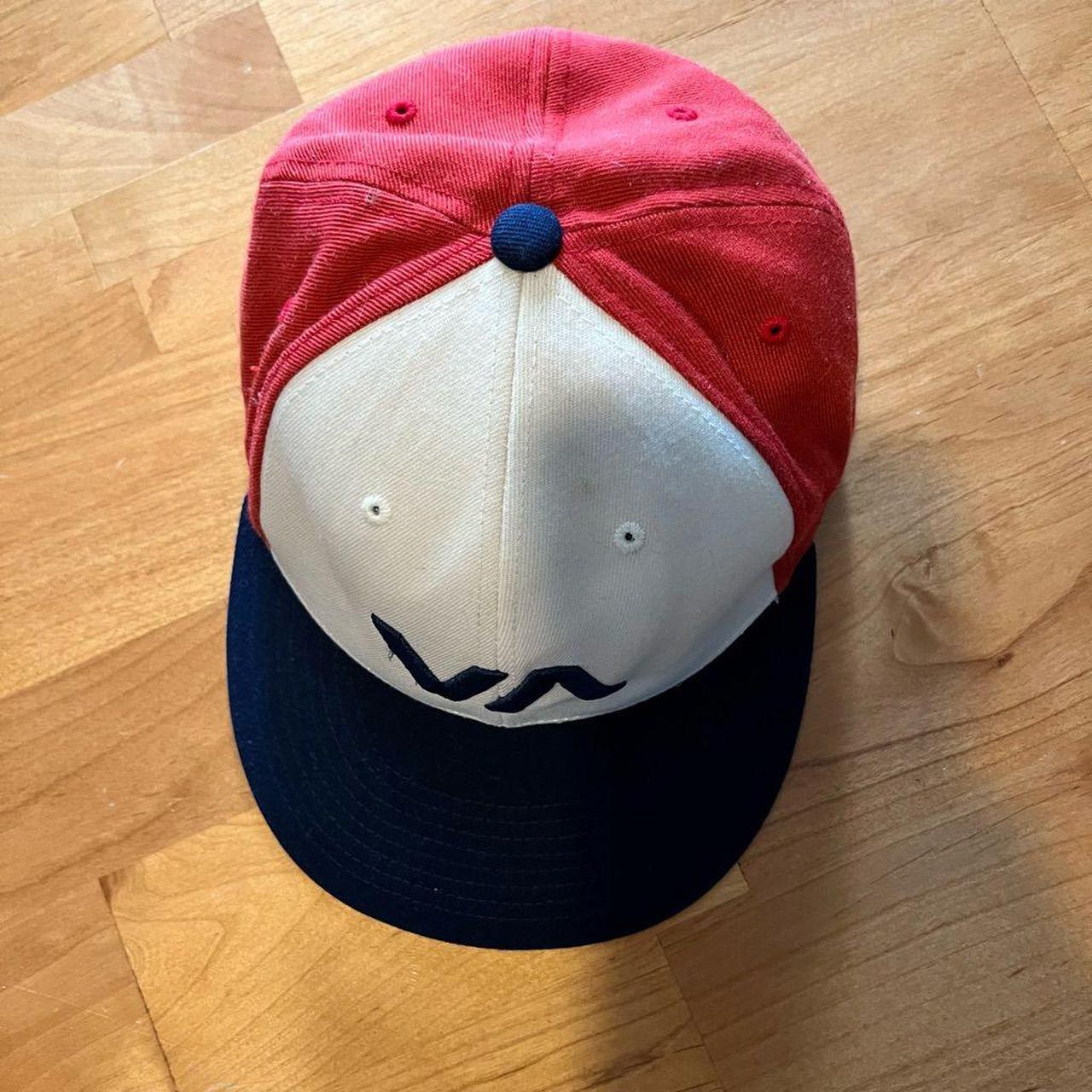 RVCA blue, red and beige full cap L-XL -good condition - Depop