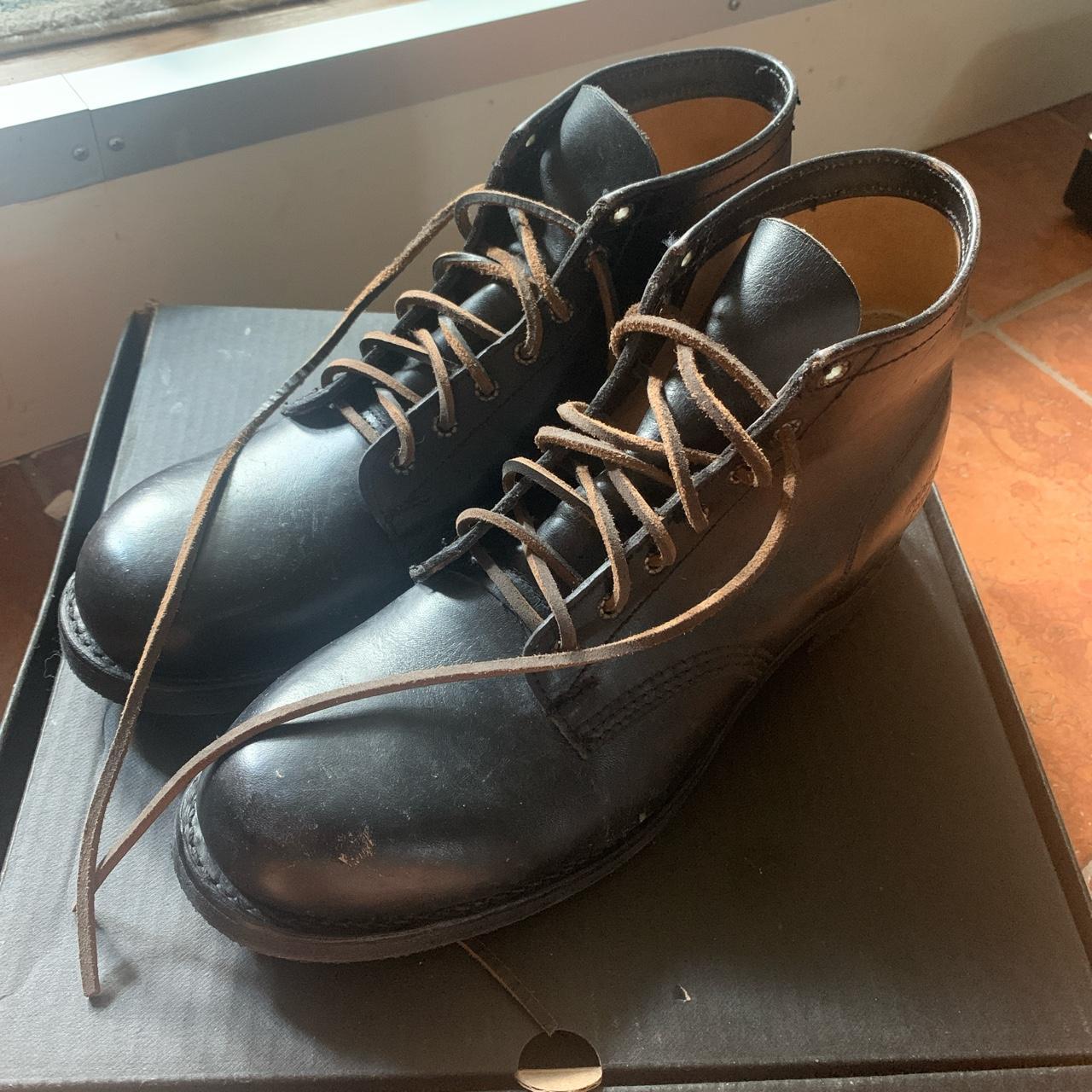 FRYE MENS PRISON BOOT IN BLACK SIZE 11.5 Only been... - Depop