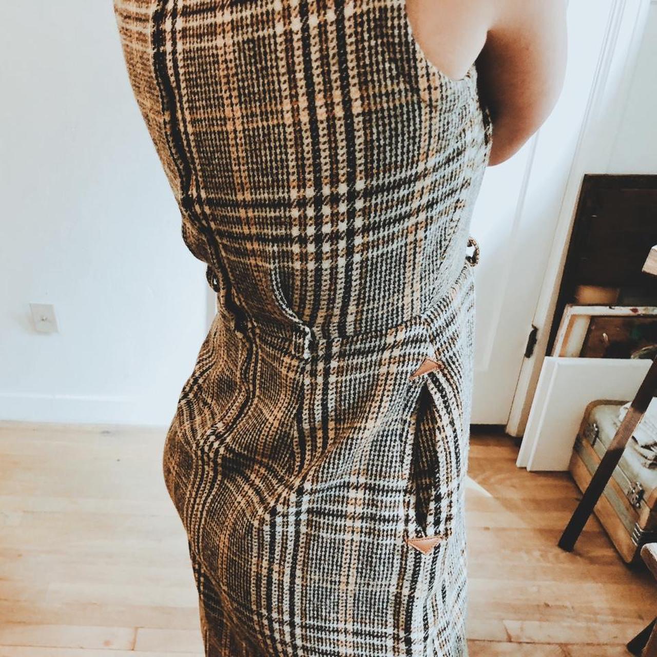 Vintage Wool Twee Wiggle Dress Epic fitted Twee... - Depop