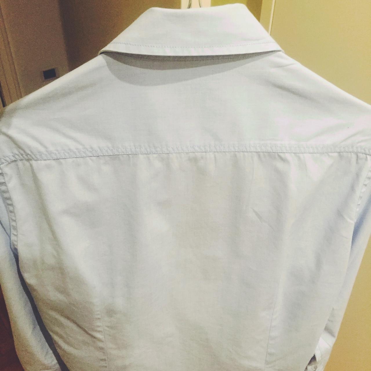 Camicia Fred Perry celeste modello slim fit taglia m... - Depop