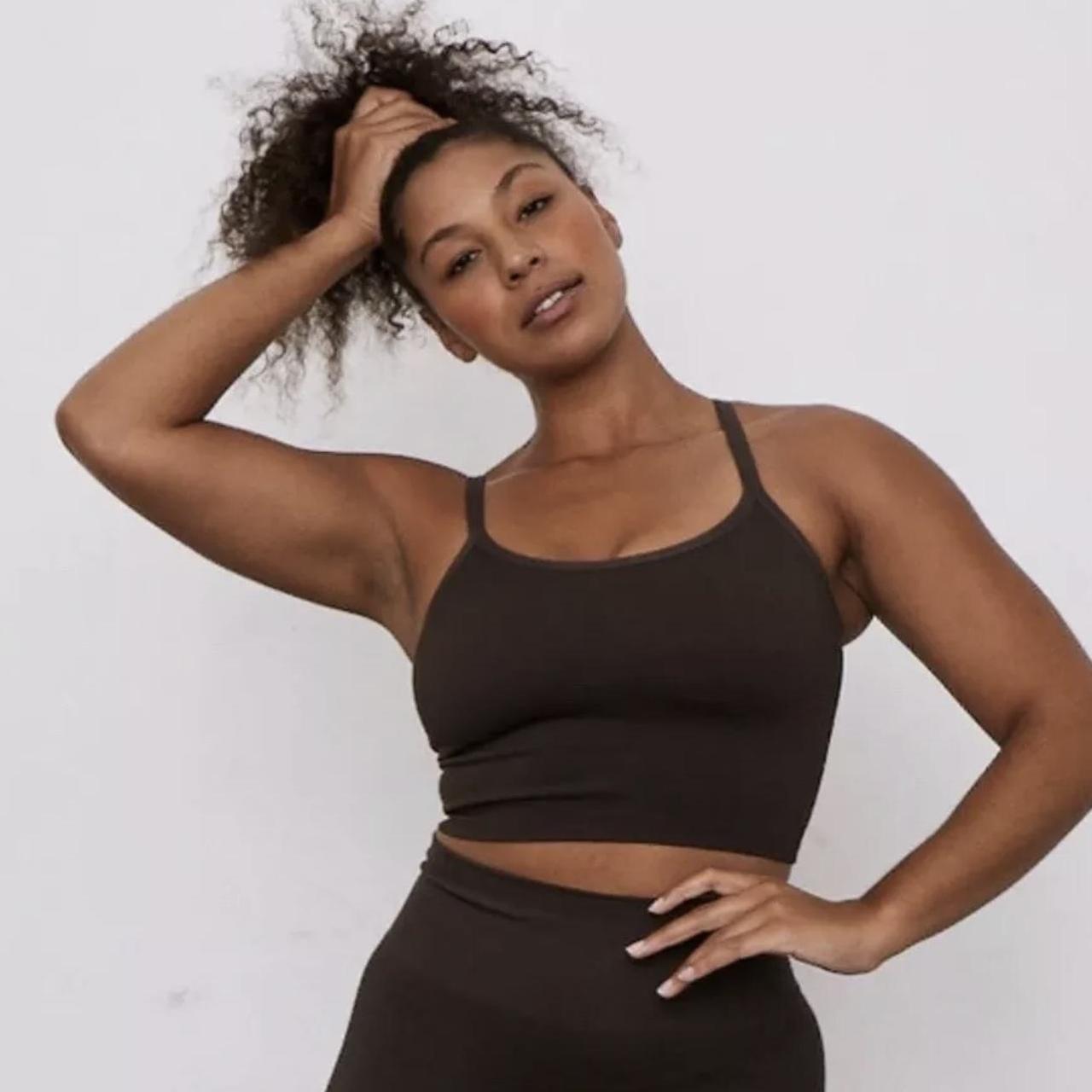 Set Active Activewear Espresso Body Crop XL. Brand... - Depop