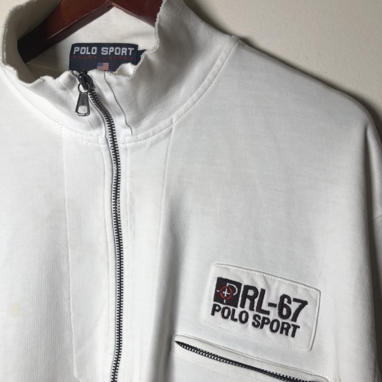 90s Ralph Lauren polo sport quarter zip fleece... - Depop