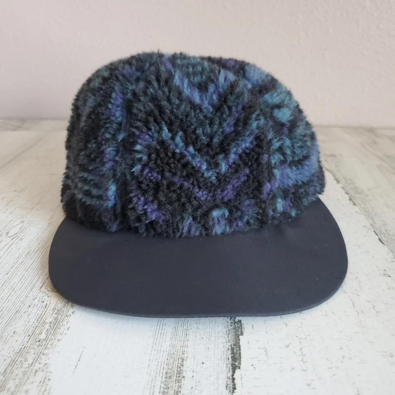 Vintage Columbia fleece hat Made in USA Vintage... - Depop