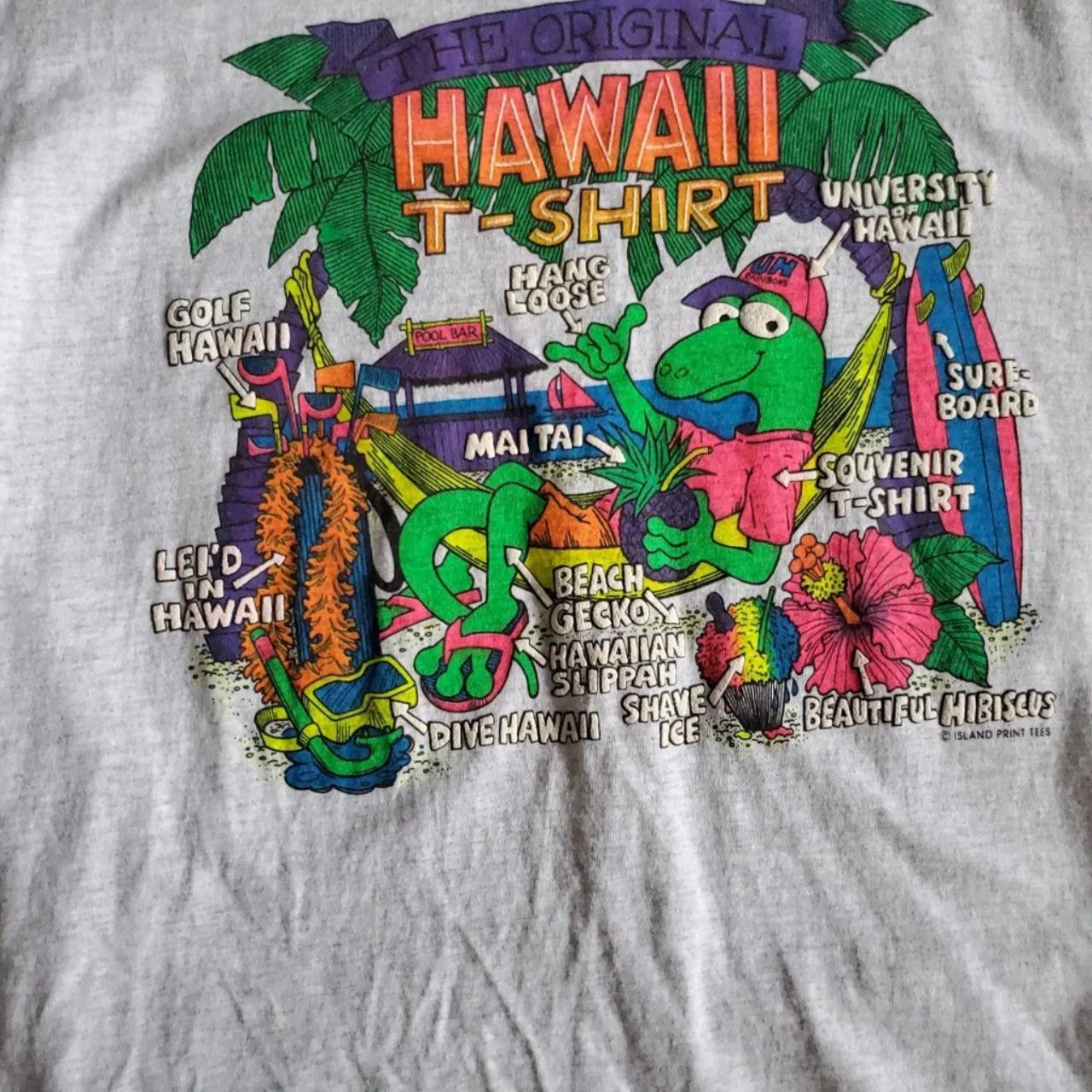The Original Hawaii Souvenir Vintage T-Shirt Made in... - Depop
