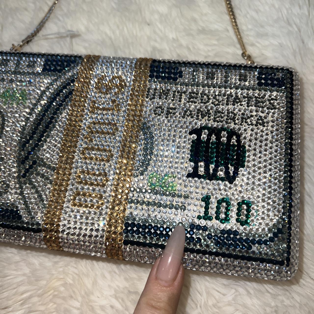 Rhinestone Dollar Sign Bag! as used in my viral... - Depop