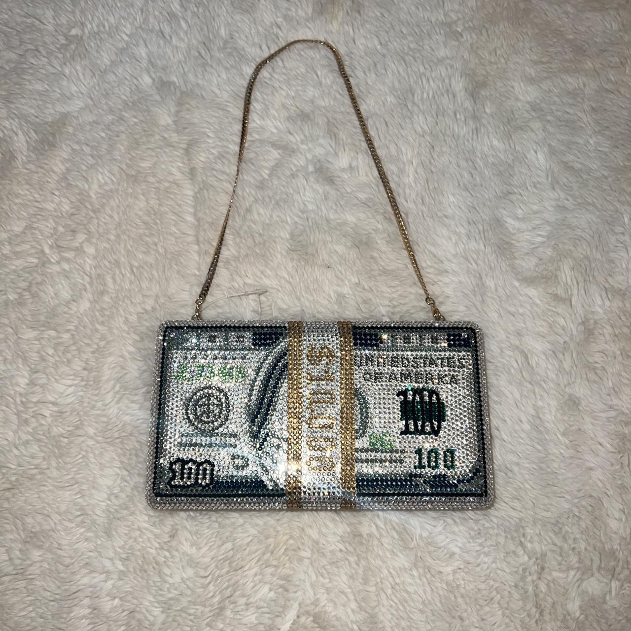 Rhinestone Dollar Sign Bag! as used in my viral... - Depop