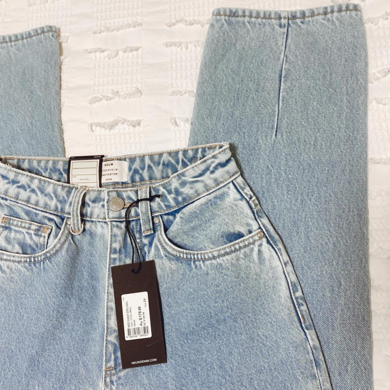 NEUW Sade Baggy Zero Vinyl Jeans Name: Sade - Zero... | Depop