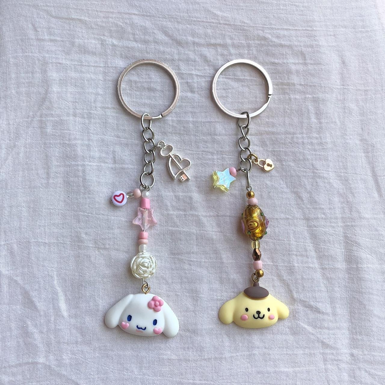 Matching Sanrio keychains