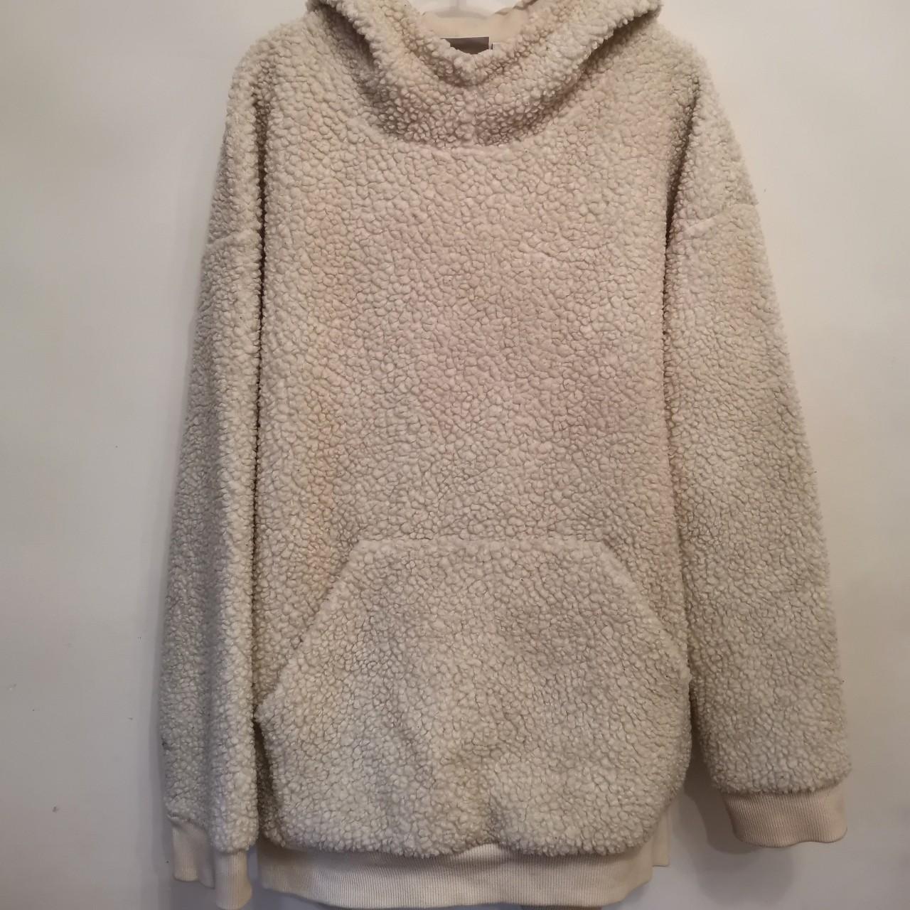 Weekday oversized Teddy hoodie. -Oversized... - Depop