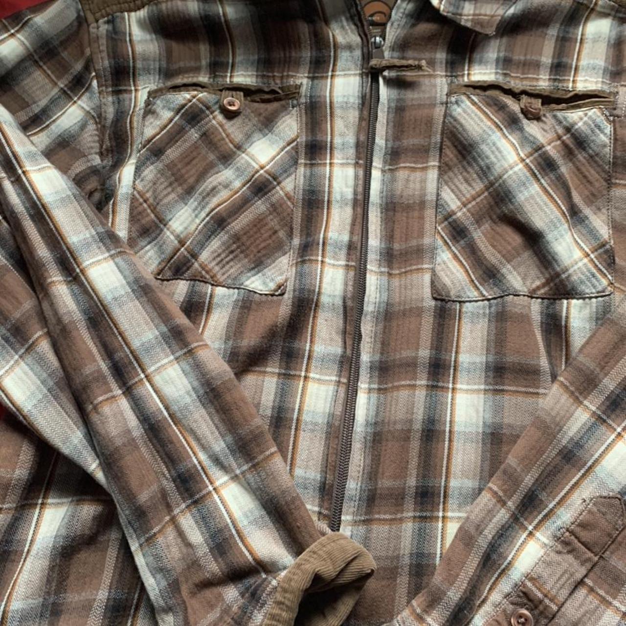 Brown corduroy flannel I love this flannel it’s so... - Depop