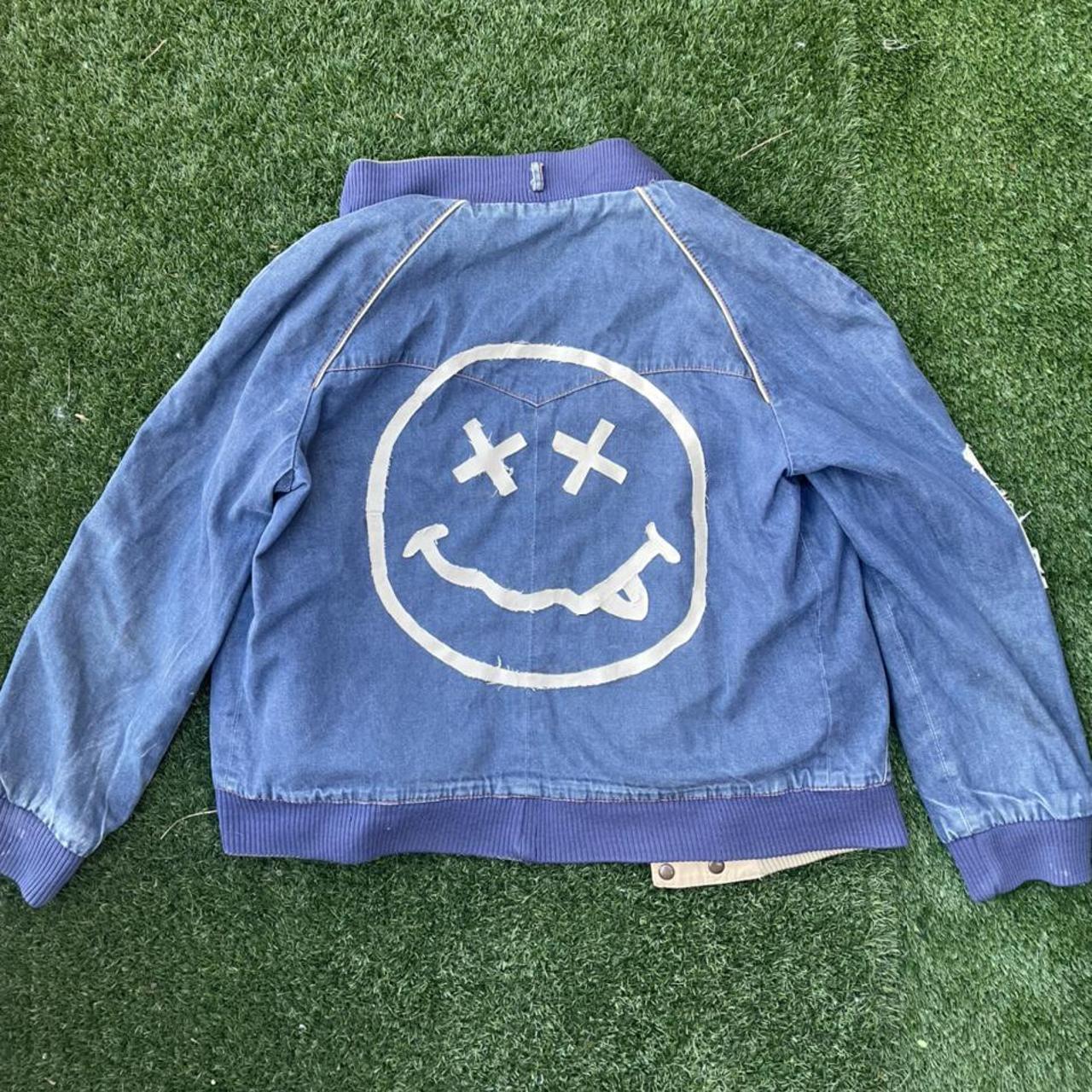 Nirvana Denim Jacket... - Depop