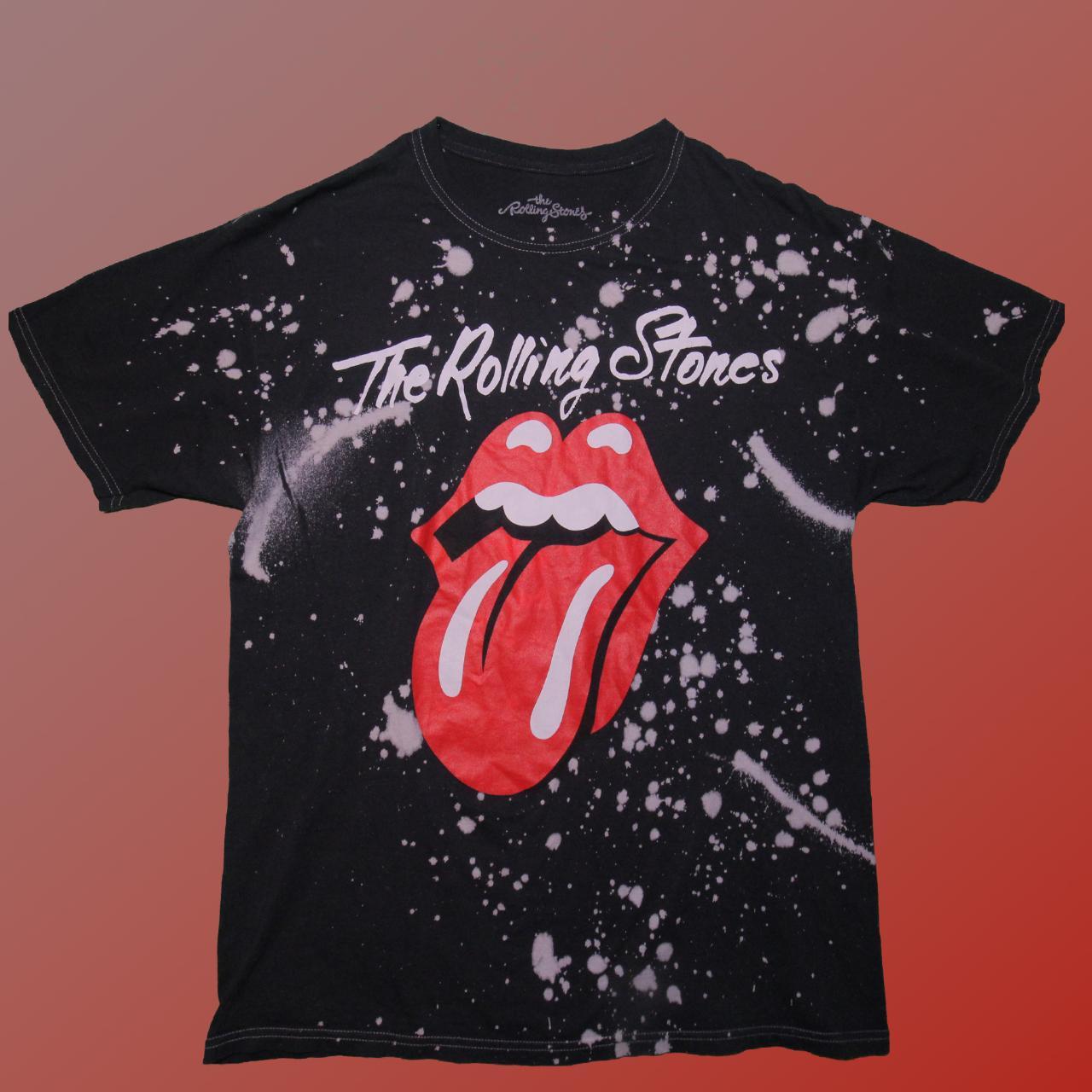 The Rolling Stones Paint Splatter Band... - Depop