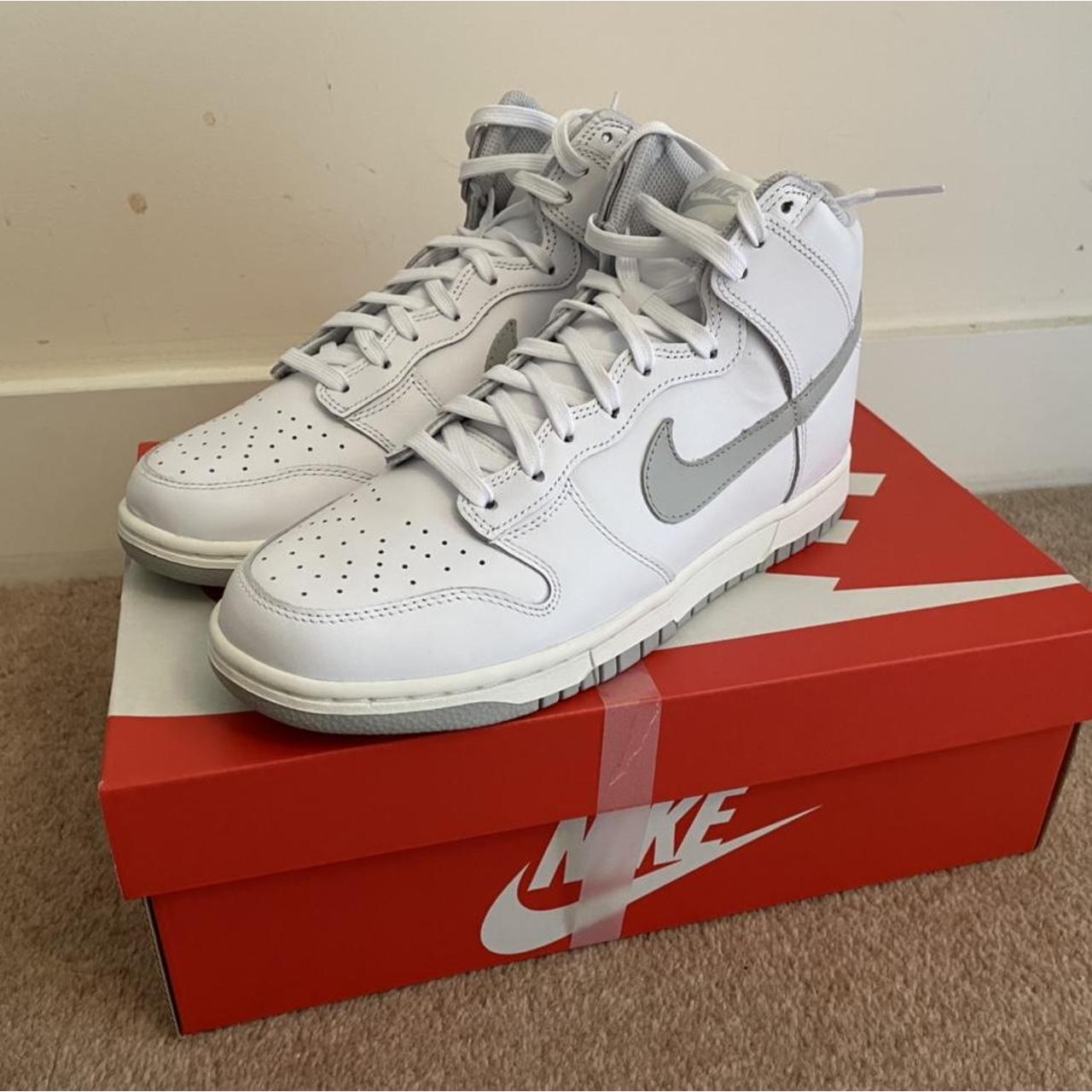 Nike Dunk High | ⚪️ Neutral Grey | Size UK 6... - Depop