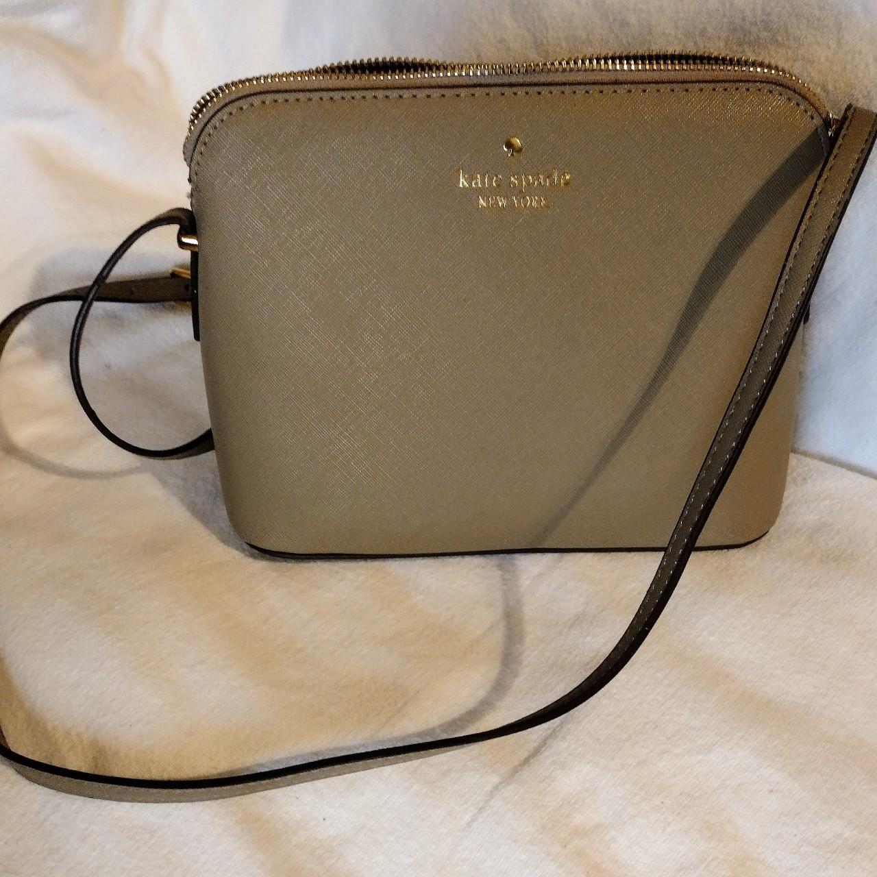 Kate Spade tan Crossbody Bag. Has adjustable strap.... - Depop