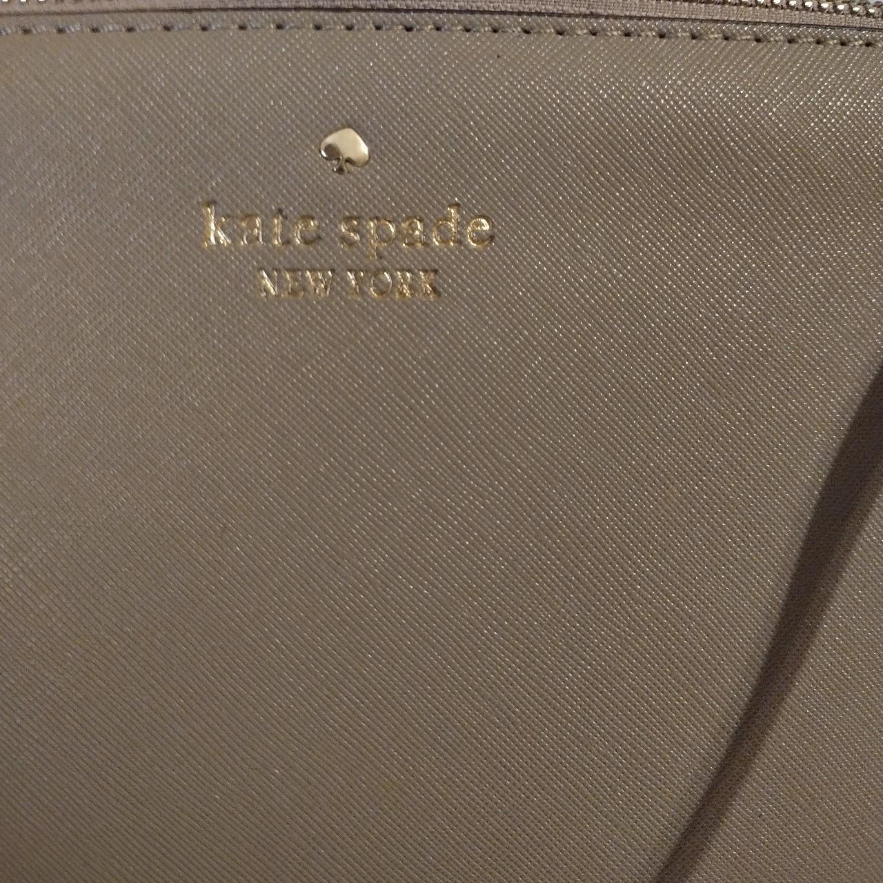 Kate Spade tan Crossbody Bag. Has adjustable strap.... - Depop