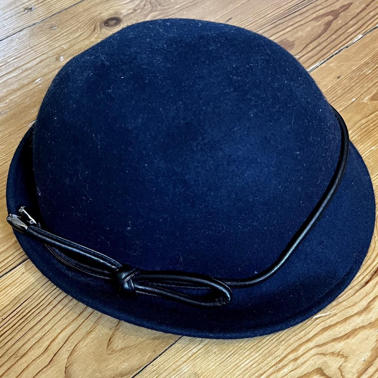 Marks & Spencer Women's Blue Hat | Depop