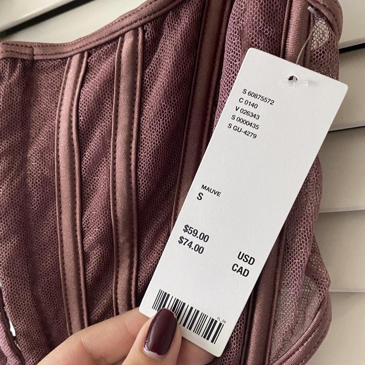Urban Outfitters Womens Purple Corset Depop