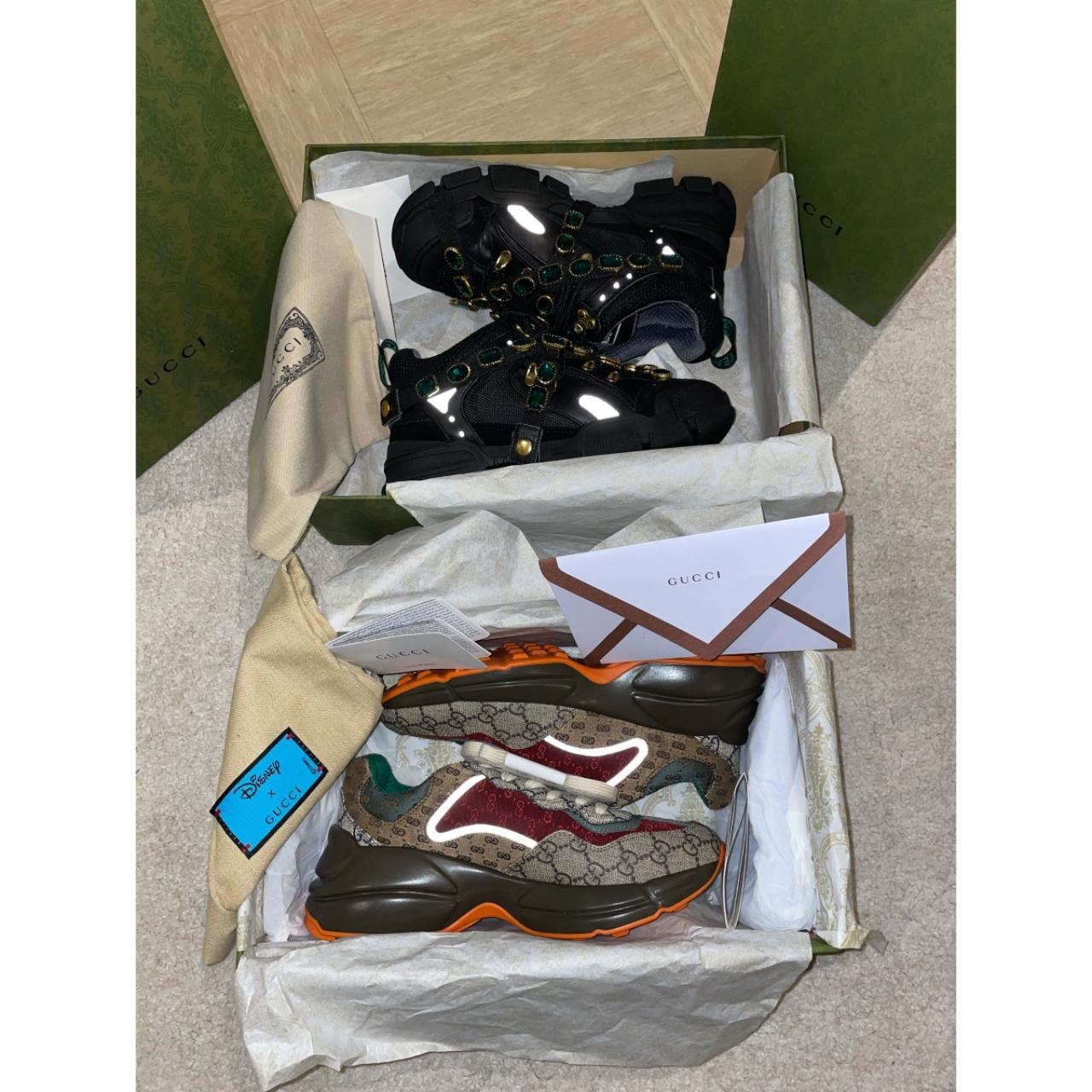 Gucci rhyton brick red 100% authentic Ordered... - Depop