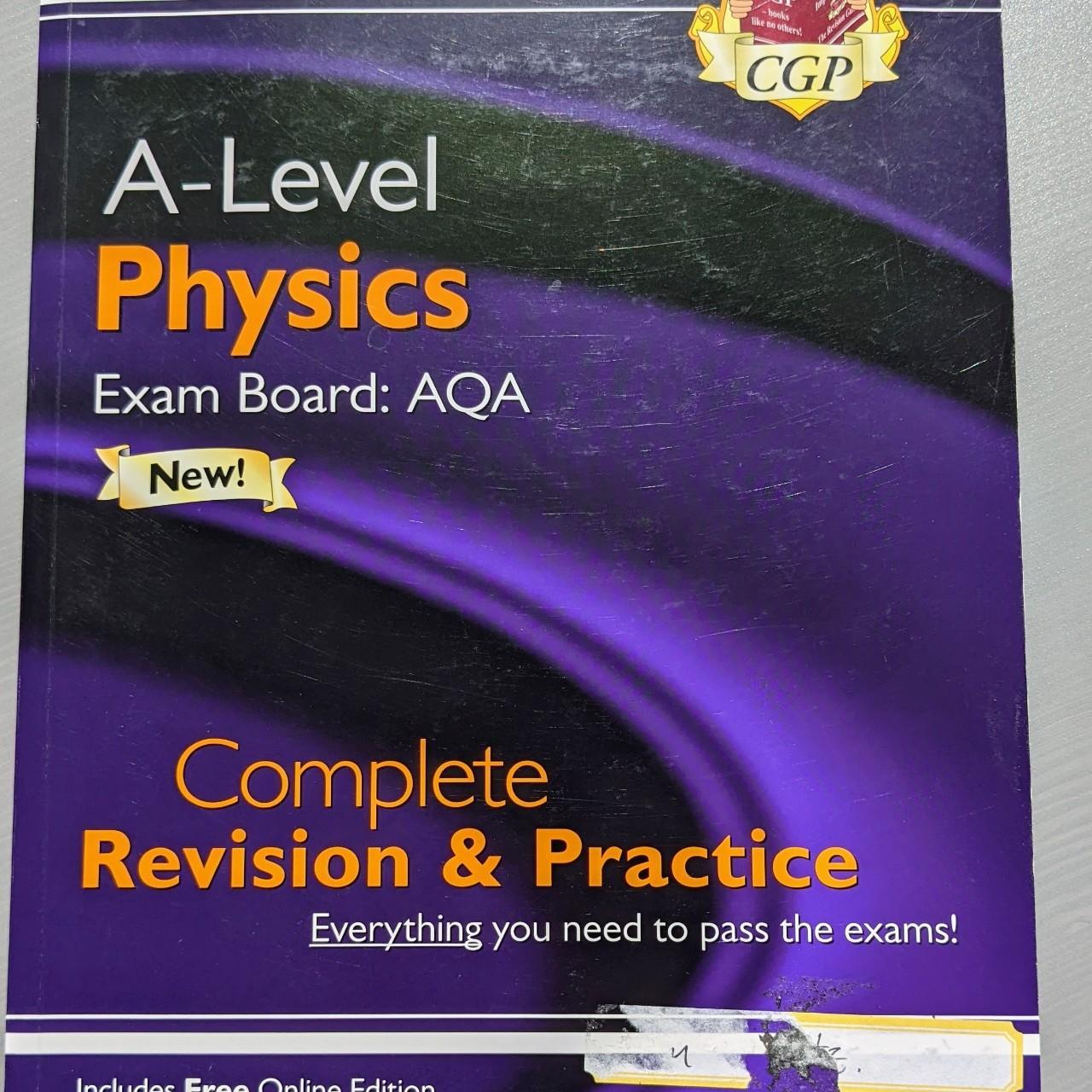 A-level physics revision and practice book. AQA. In... - Depop