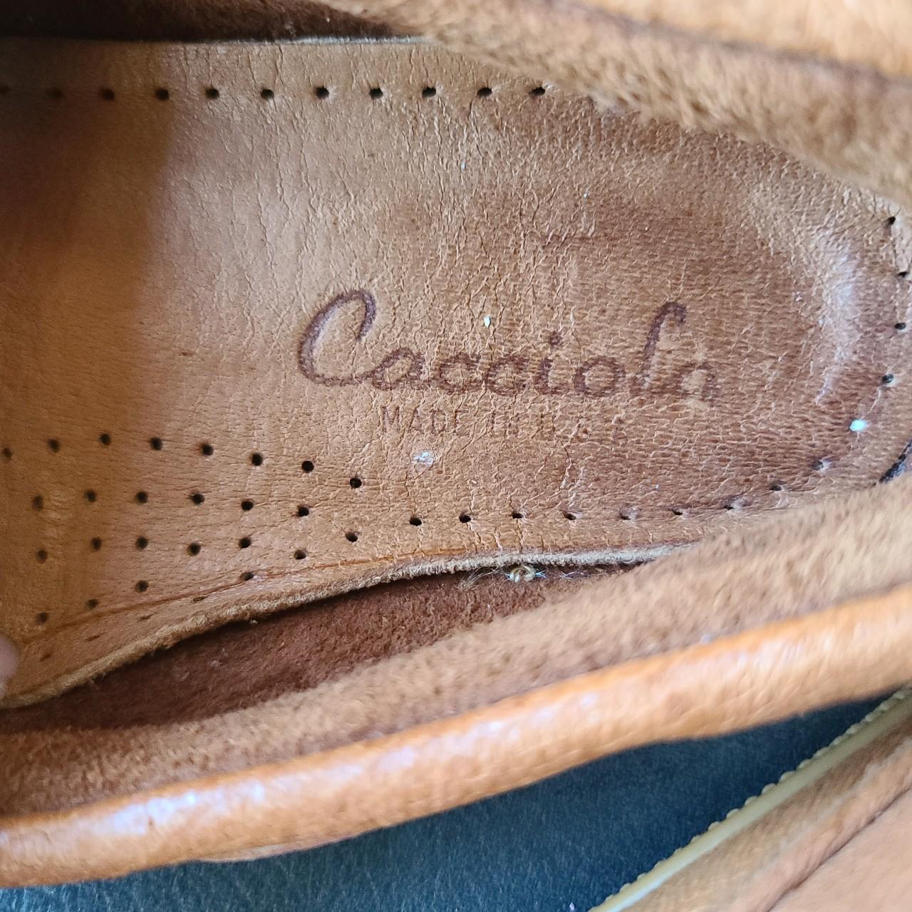 Vintage Cacciola leather moccasins soft and supple... - Depop