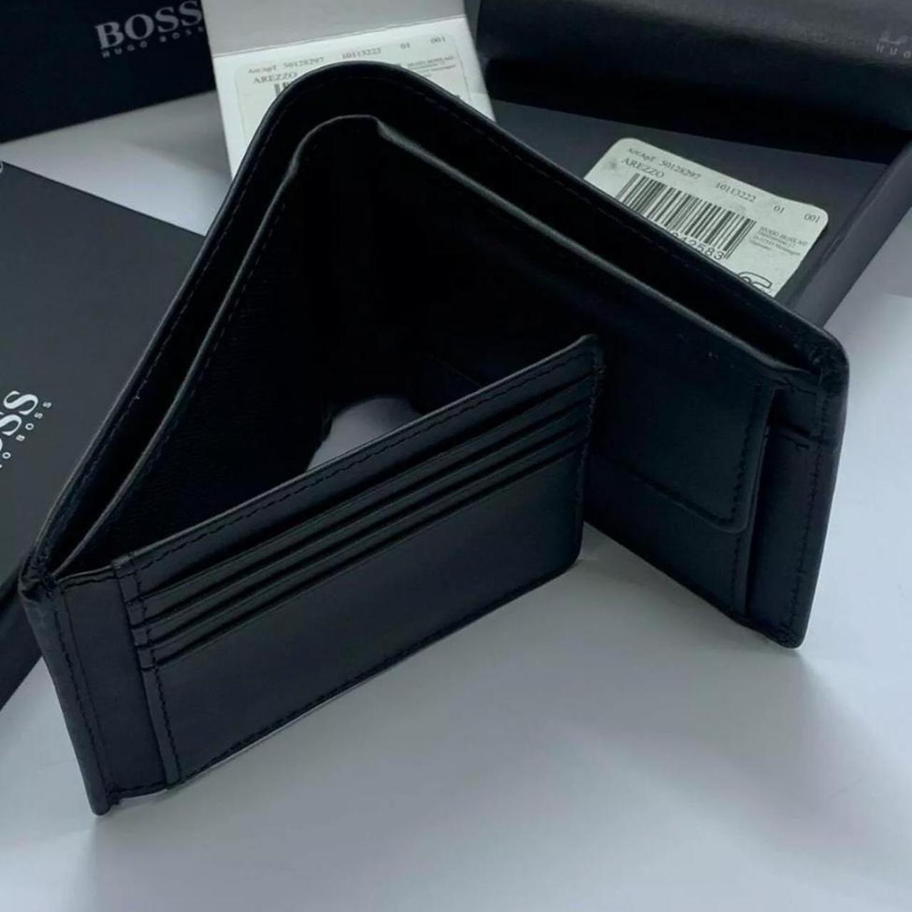 Hugo Boss Arezzo Trifold Wallet Black with Box 2... - Depop