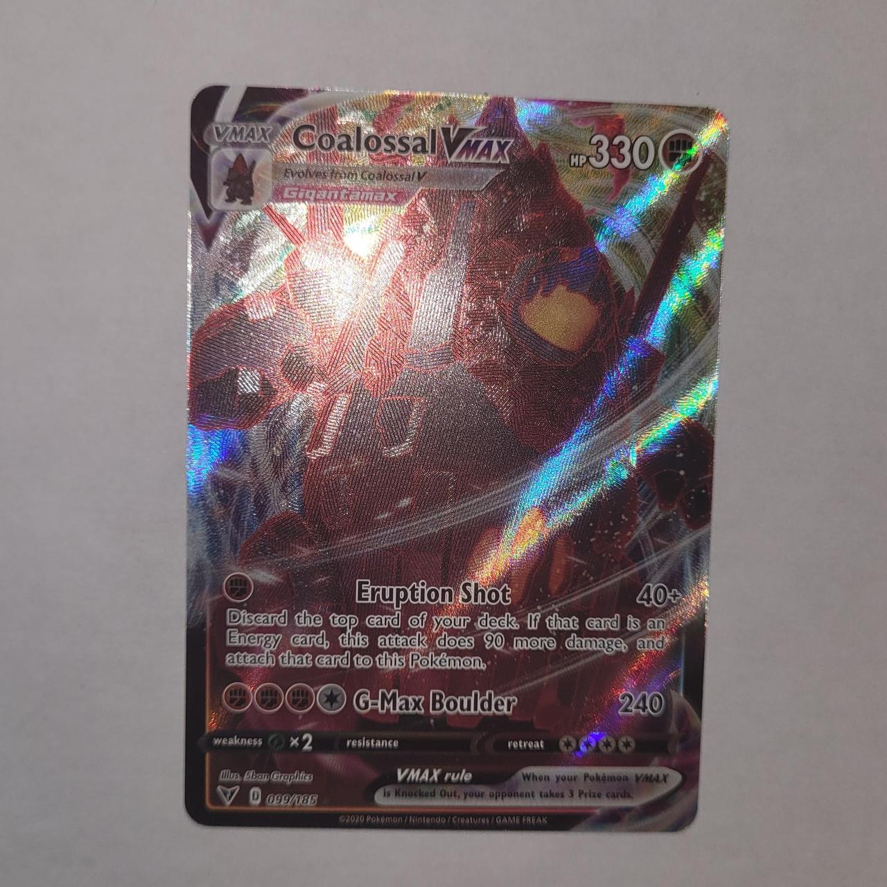 Coalossal vmax pokemon card... - Depop